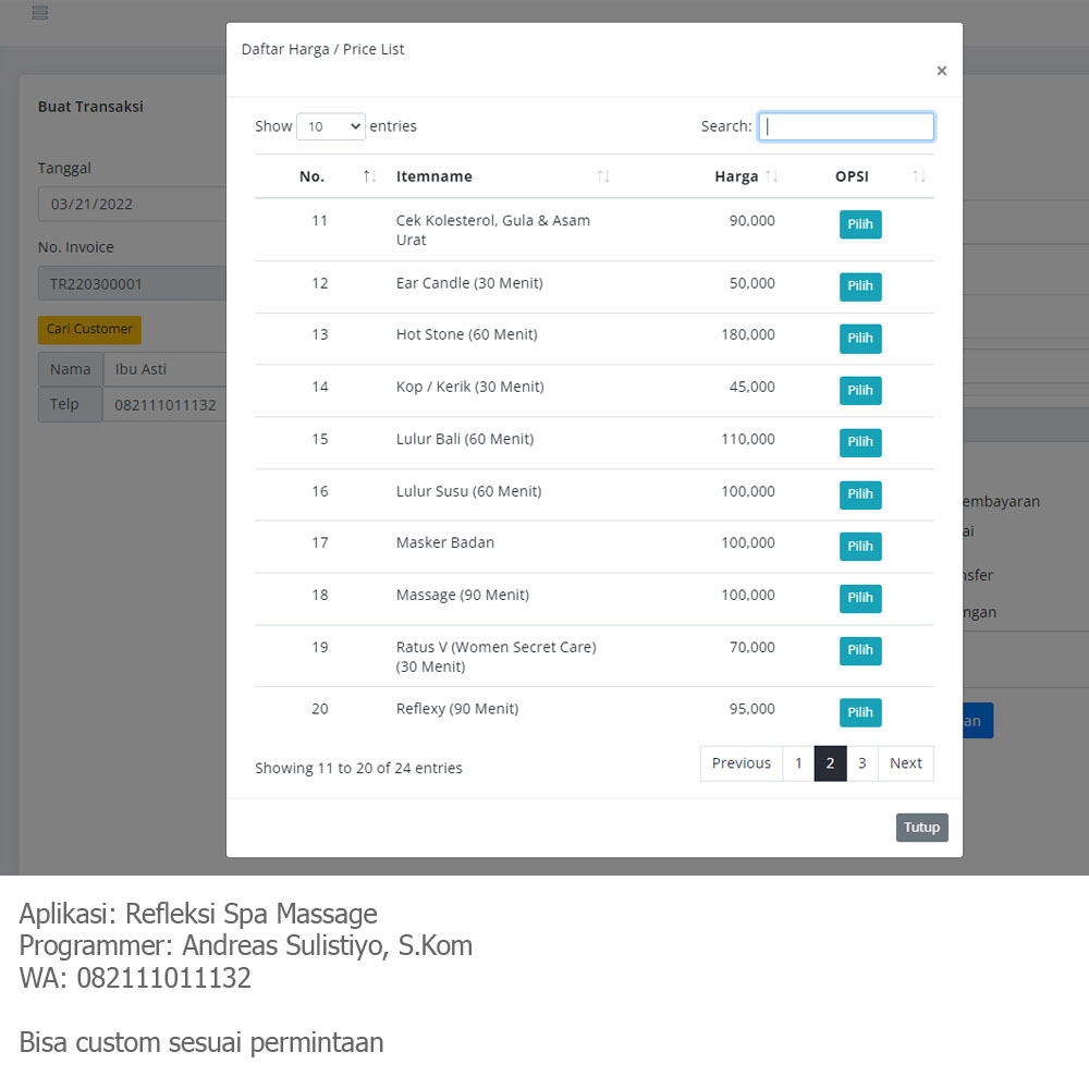 Aplikasi Refleksi – Jakarta IT Solution